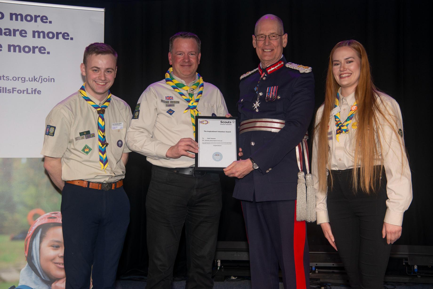 Inspirational Volunteer Award | Central Yorkshire Scouts