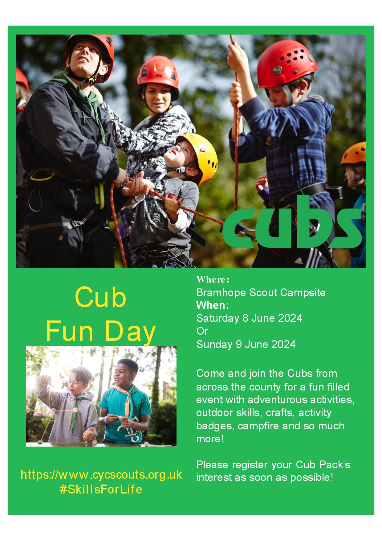 Cub Section - Fundays | Central Yorkshire Scouts