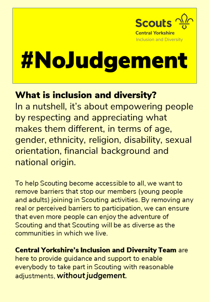 Inclusion & Diversity | Central Yorkshire Scouts